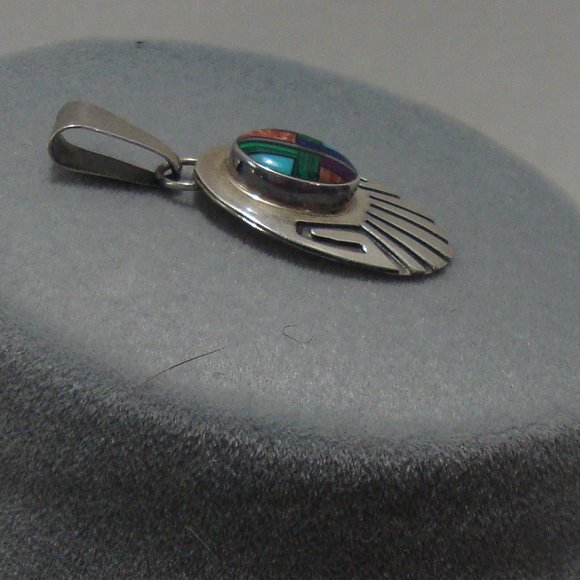 Zuni Artist "SE" | Jewelry | Vintage Sterling Silver Zuni Multistone ...